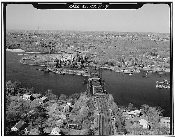 9. MIANUS RIVER BRIDGE. COS COB, FAIRFIELD CO., CT. Sec....