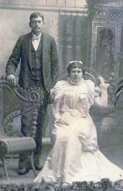 Charles Perin & Minnie Friecke wedding photo