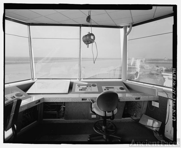 INTERIOR OF CONTROL TOWER. VIEW TO NORTHEAST
