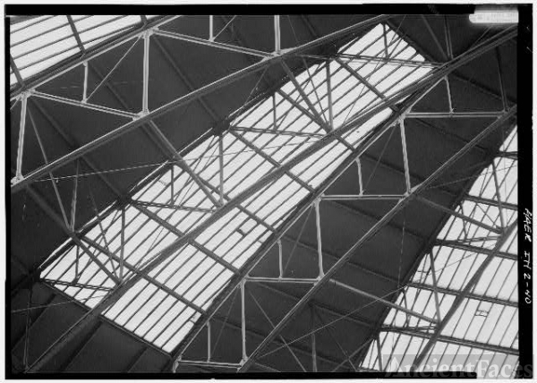 40. DETAIL VIEW SHOWING TYPICAL DOME ROOF FENESTRATION