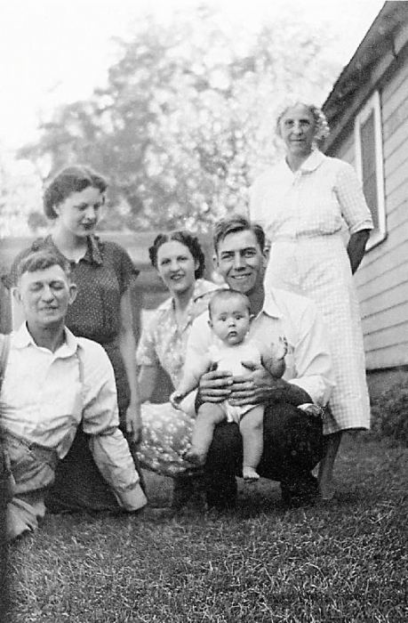 Emery Holmes Family with First Grandchild