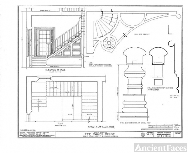 HABS VA,44-RICH,17- (sheet 8 of 14) - Hawes House, 506...