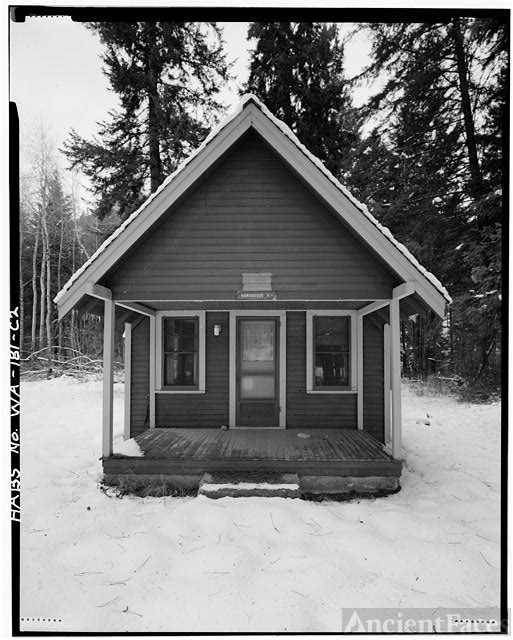 2. NORTH (FRONT) PORCH - Naches Ranger Station, Building...