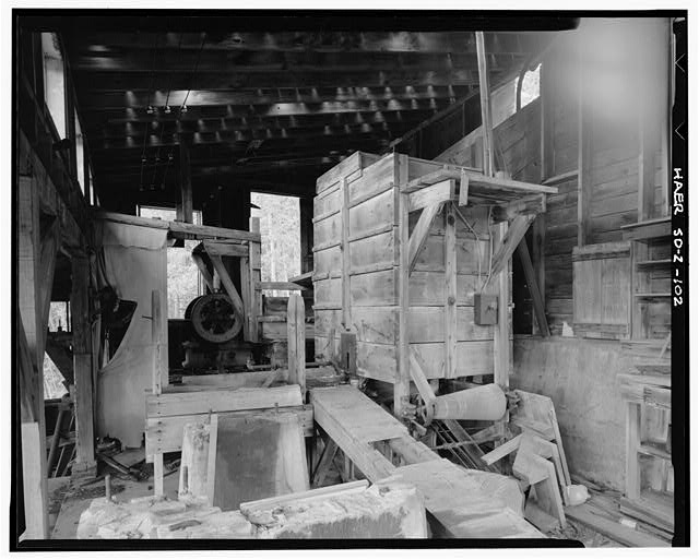 102. VIEW OF PILOT MILL INTERIOR, MILLING LEVEL FROM...