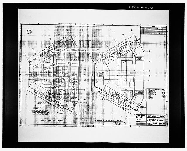 48. Photocopy of Architectural Layout drawing, dated...
