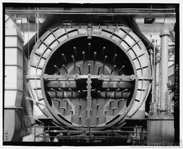 29. TURBINE HALL, ORIGINAL CONDENSER, PARTIALLY...