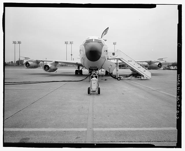 5. Head-on view of looking glass aircraft. View to...
