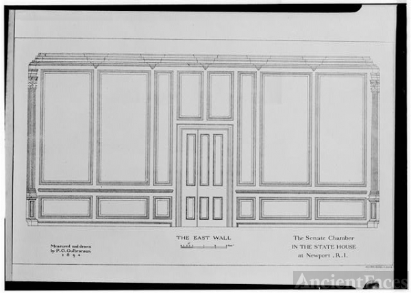 24. Historic American Buildings Survey, drawing by P.C....