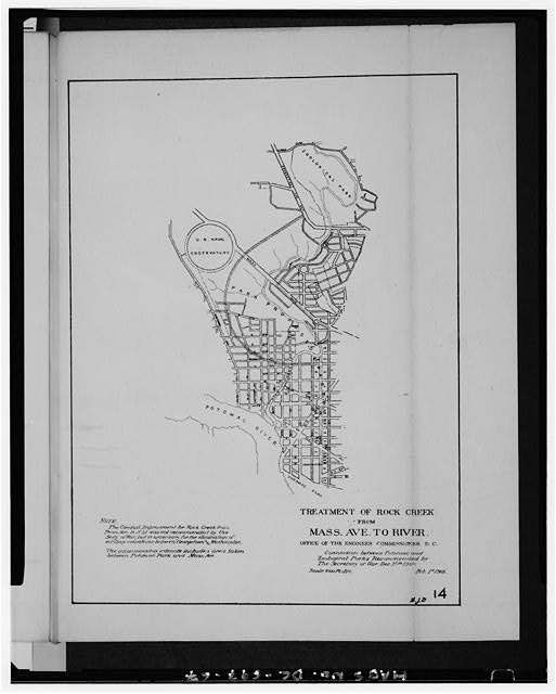67. PHOTOCOPY OF OUTLINE OF SAMUEL PARSONS'S 1900 PARKWAY...