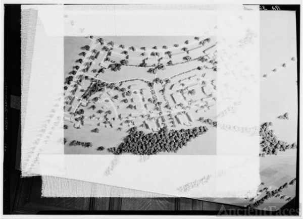 Model of Green Brook project, New Jersey