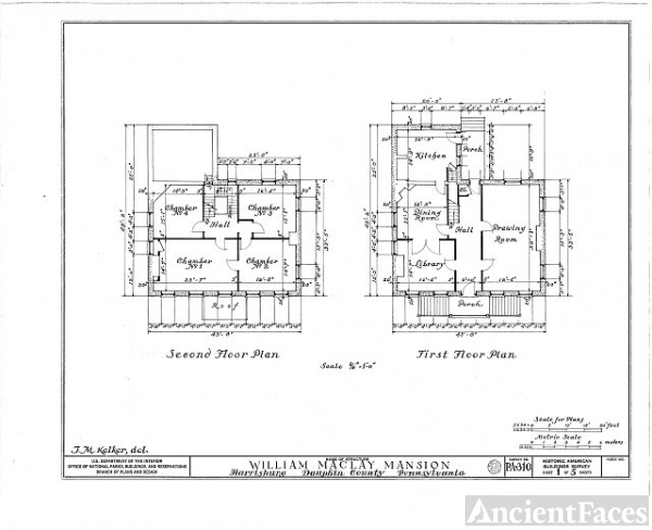 HABS PA,2-HARBU,3- (sheet 1 of 5) - William Maclay...