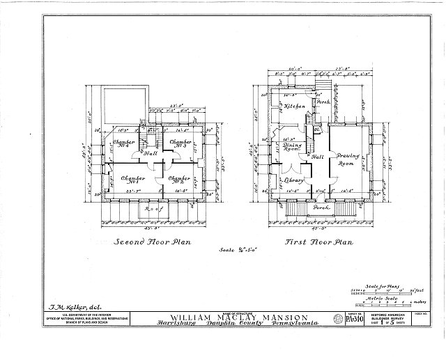 HABS PA,2-HARBU,3- (sheet 1 of 5) - William Maclay...