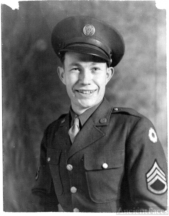 Andy Daley in the Army WWII