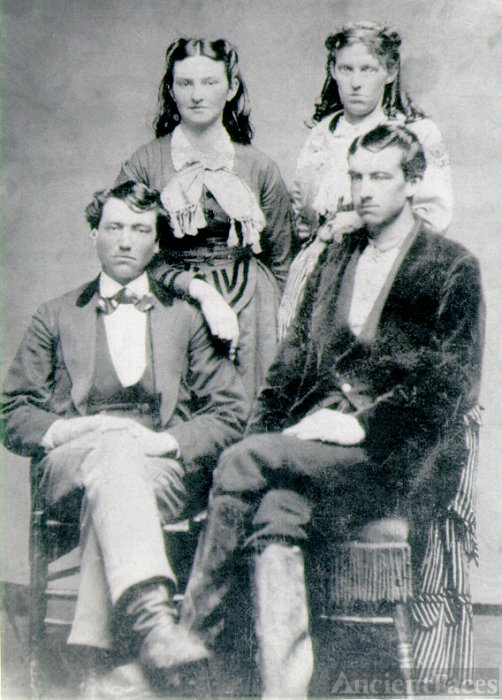 Hall Sisters and husbands