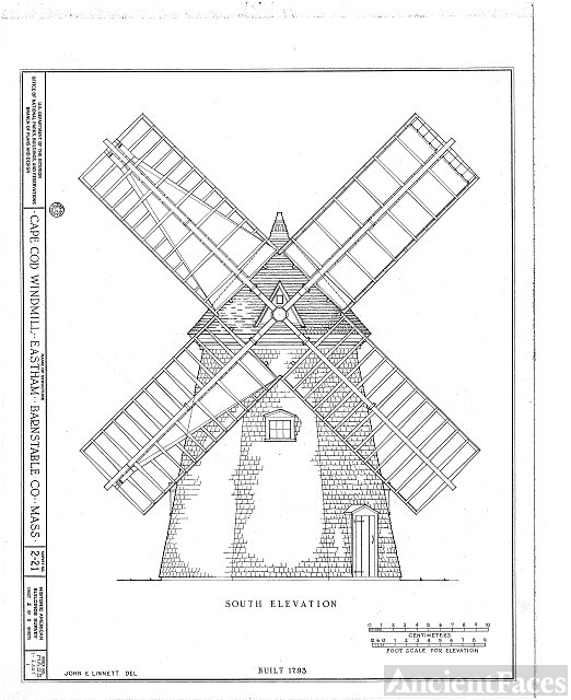 HABS MASS,1-EAST,1- (sheet 2 of 5) - Cape Cod Windmill,...