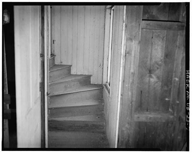 7. Mispillion Lighthouse, First Floor, Enclosed Stairway...