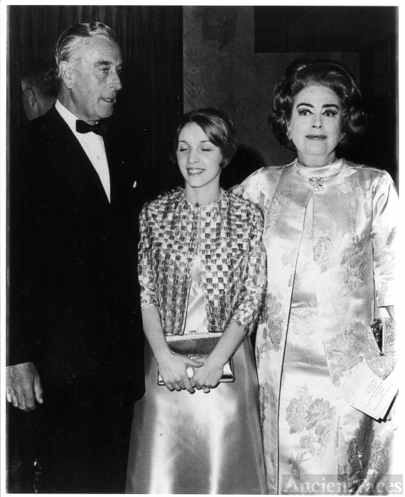 Mountbatten, Amanda Stevenson and Joan Crawford