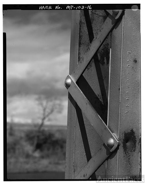 16. DETAIL SHORING, STEELMAKER'S MARK - Voges Bridge,...