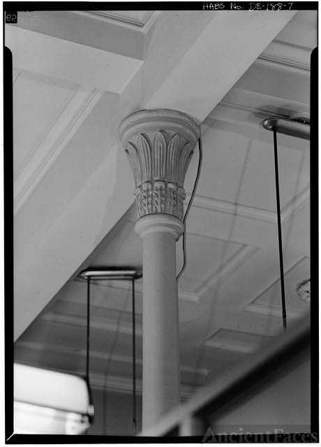7. DETAIL CAST IRON COLUMN, SECOND FLOOR - Old Customs...