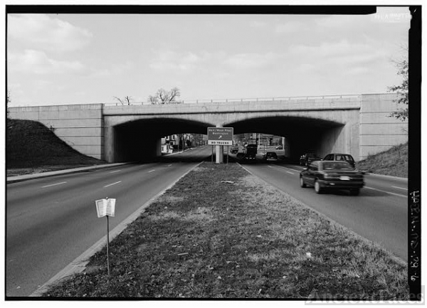 6. MARYLAND HIGHWAY 202 (LANDOVER ROAD) OVERPASS. VIEW...