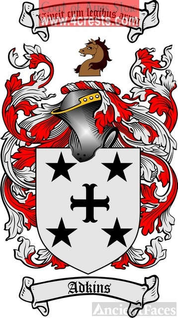 Adkins family crest