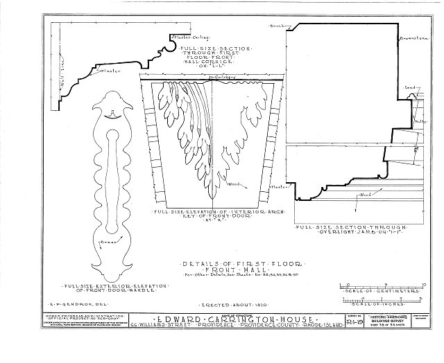 HABS RI,4-PROV,25- (sheet 33 of 55) - Edward Carrington...