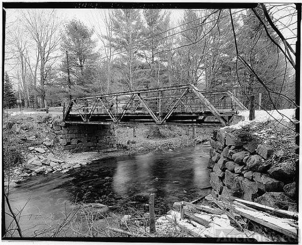 6. View northeast, low Warren truss and north and south...