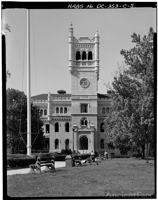 5. MAIN FACADE, CLOCK TOWER (ELEVATION) - U.S. Soldiers...