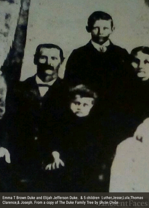 Elijah Jefferson Duke Family