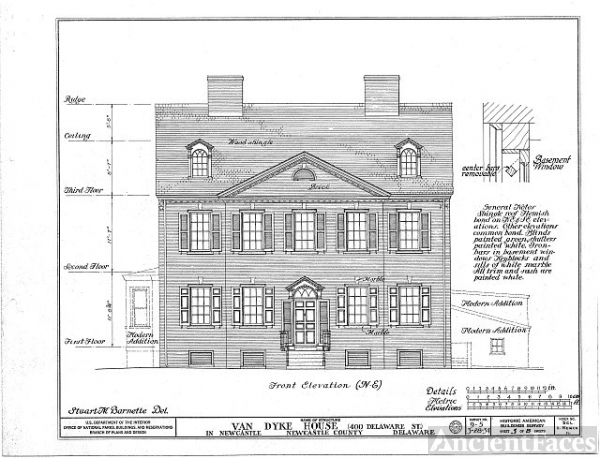 HABS DEL,2-NEWCA,11- (sheet 3 of 8) - Nicholas Van Dyke...