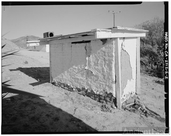 OBLIQUE VIEW SHOWING SOUTH AND EAST ELEVATIONS; CAMERA...