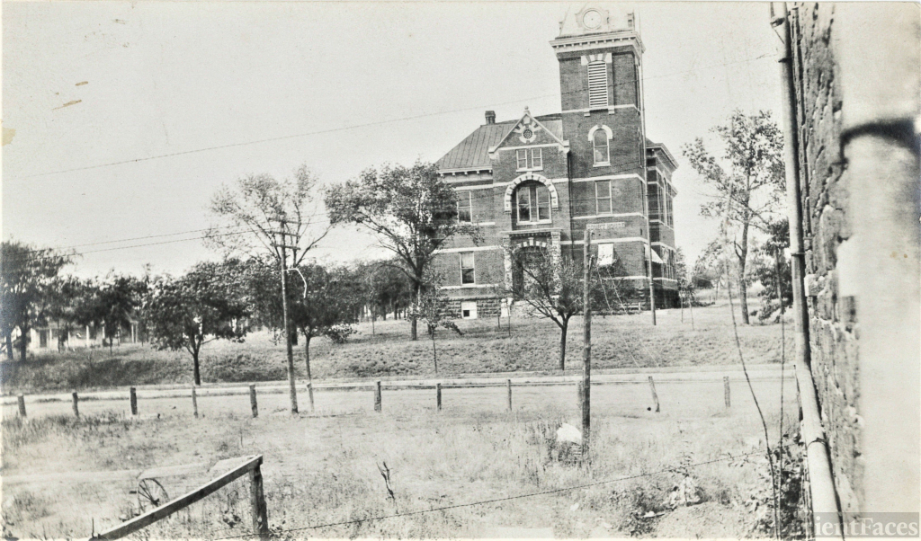Ottawa County Kansas Court House in approximately 1885