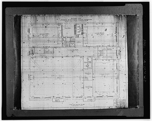 27. FLOOR PLAN OF KNIGHTS OF PYTHIAS BUILDING, FOURTH...