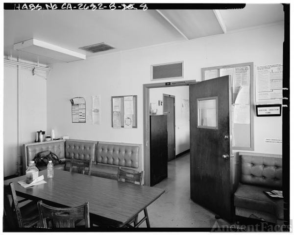 Detail of interior break room. - Naval Supply Annex...