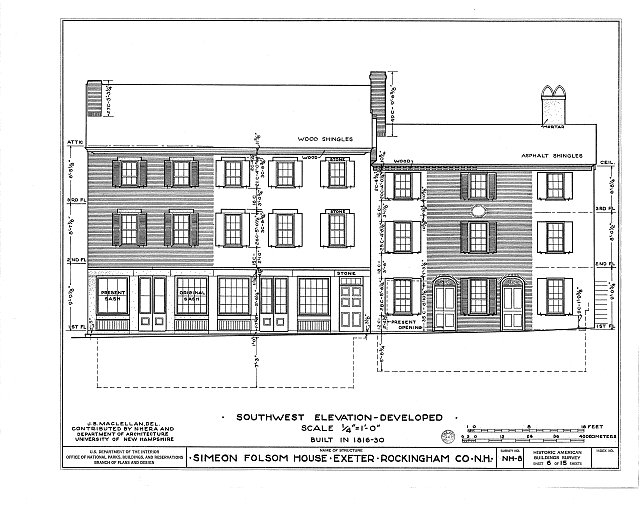 HABS NH,8-EX,3- (sheet 6 of 15) - Simeon Folsom House