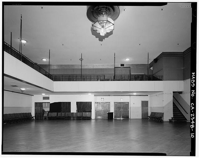 Interior view of Auditorium, view facing north - Mission...
