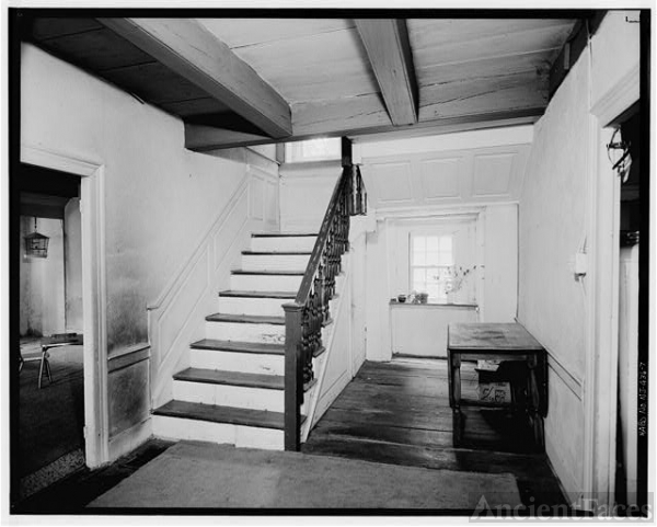 FIRST FLOOR, CENTRAL HALL, LOOKING SOUTHEAST - Isaac Van...