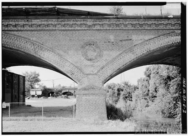 2. Detail of pier and spandrel. - Central of Georgia...