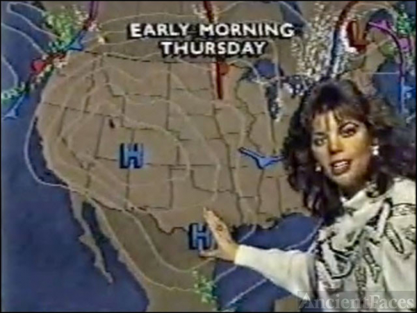 Jeanetta Jones on The Weather Channel (1989)