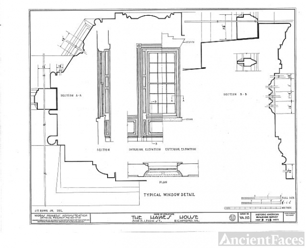 HABS VA,44-RICH,17- (sheet 9 of 14) - Hawes House, 506...