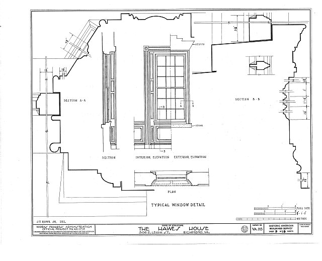 HABS VA,44-RICH,17- (sheet 9 of 14) - Hawes House, 506...