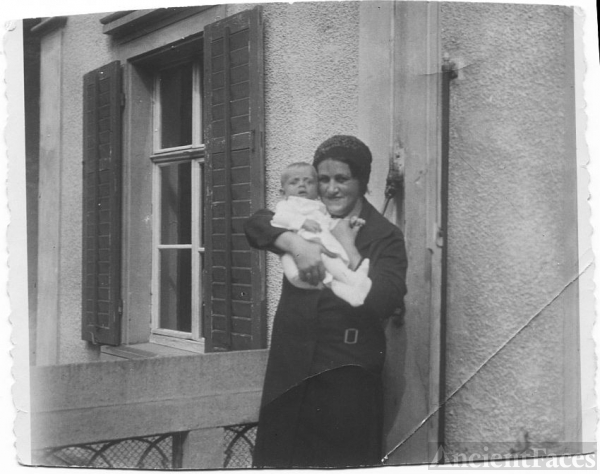 Karl with his mother