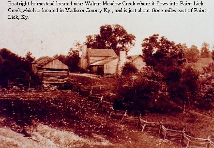 Boatright Homestead Madison Co. Kentucky