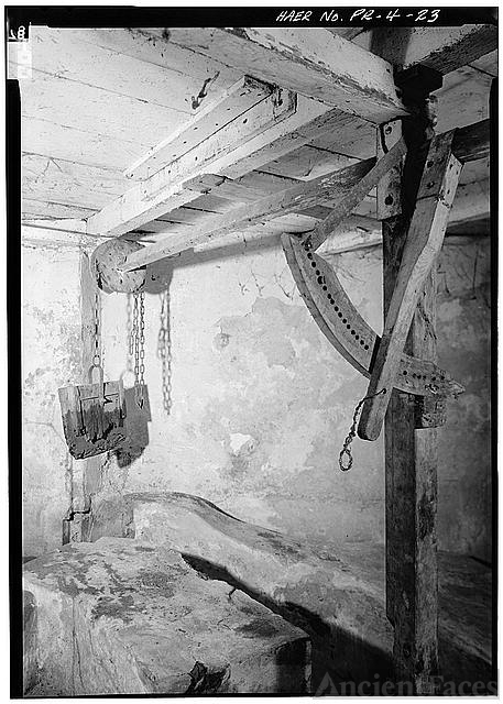 23. Detail of lever mechanism that regulated sluice gates...