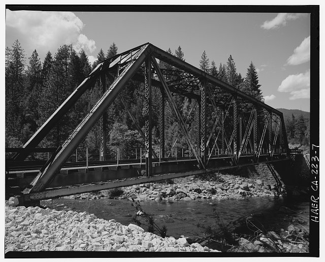 7. Oblique view of upstream side of Bridge Number 310.58,...