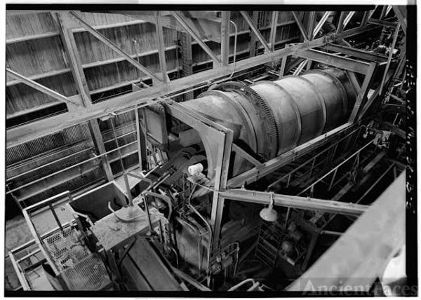 5. INTERIOR VIEW OF PELLETIZER BUILDING, BALLING DRUM,...