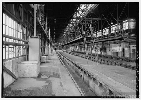 14. INTERIOR, INSPECTION PITS AND OVERHEAD CATWALKS,...