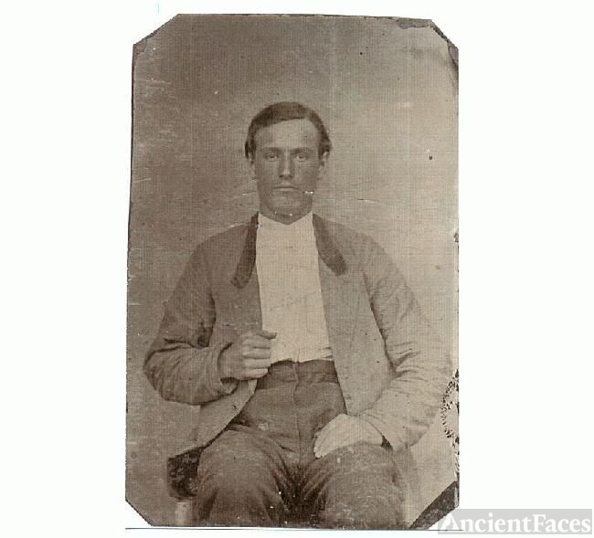 tin type photo of Ben Pedigo
