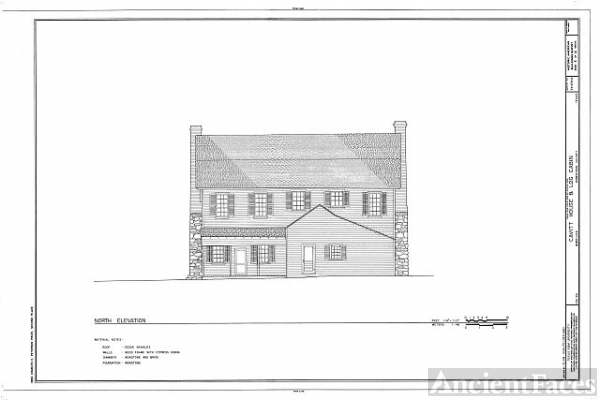 HABS TEX,198-WHEEL,1A- (sheet 6 of 10) - Cavitt House,...