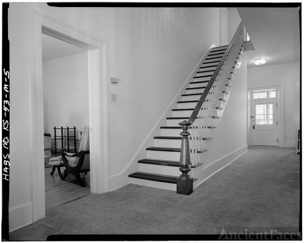 5. MAIN ENTRY AND STAIRS OF #14 SUMNER PLACE, LOOKING...
